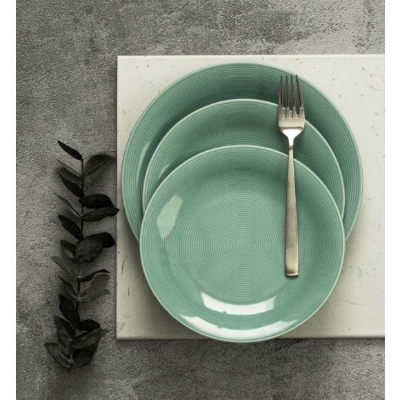 LUBIANA MODERN ETO K5 Talerz obiadowy 25 cm / morski / porcelana ...