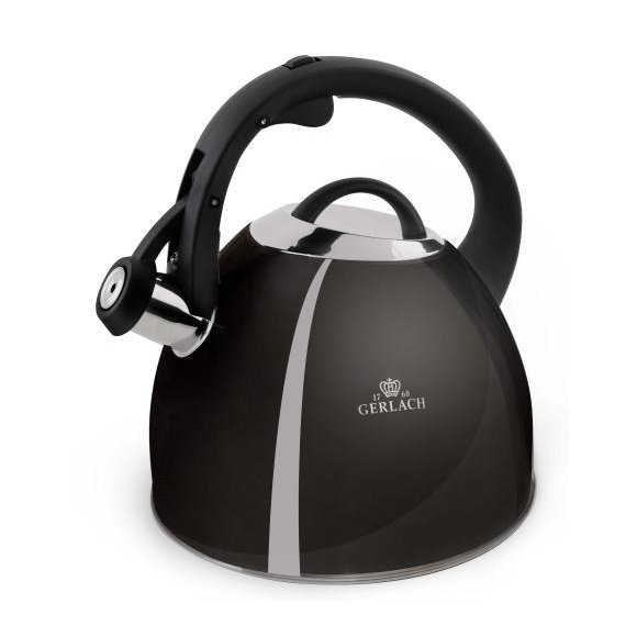 GERLACH SOLID BLACK Czajnik 2,8 L ze stali nierdzewnej / połysk ...