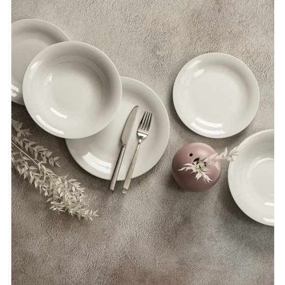 LUBIANA ETO MODERN Serwis obiadowy 48 el / 12 osób / porcelana - sklep ...