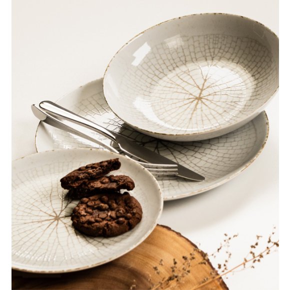 LUBIANA BOSS KERAJET | 104 KJ LEAF | Serwis obiadowy 12/36 elementów ...